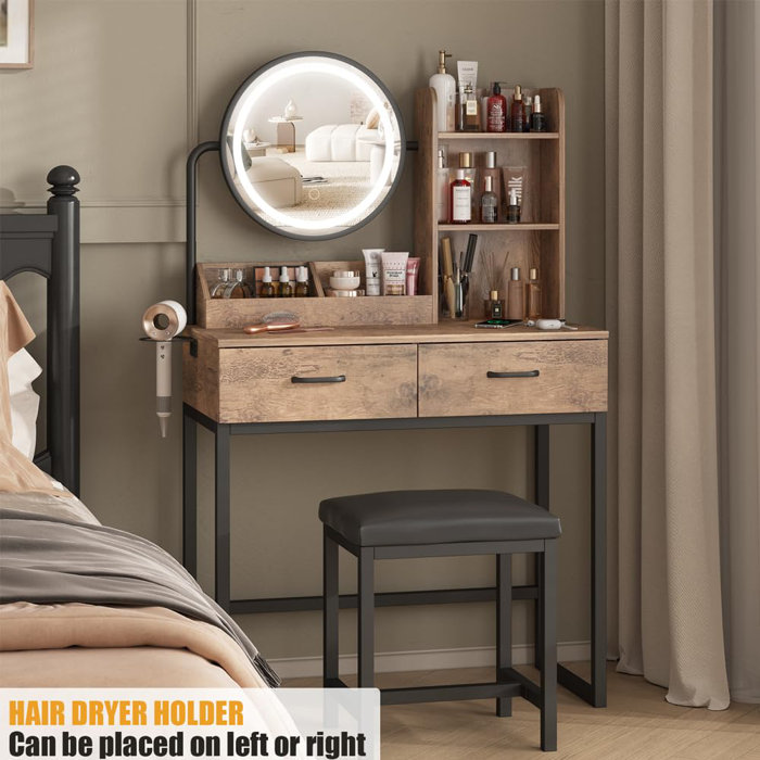 Ivy Bronx Borach Vanity & Reviews | Wayfair