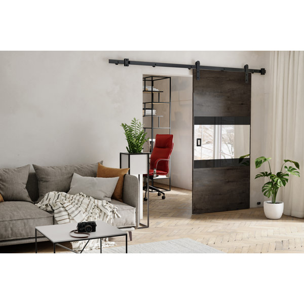Ivy Bronx Brooklan Single Sliding Doors Laminate | Wayfair.co.uk
