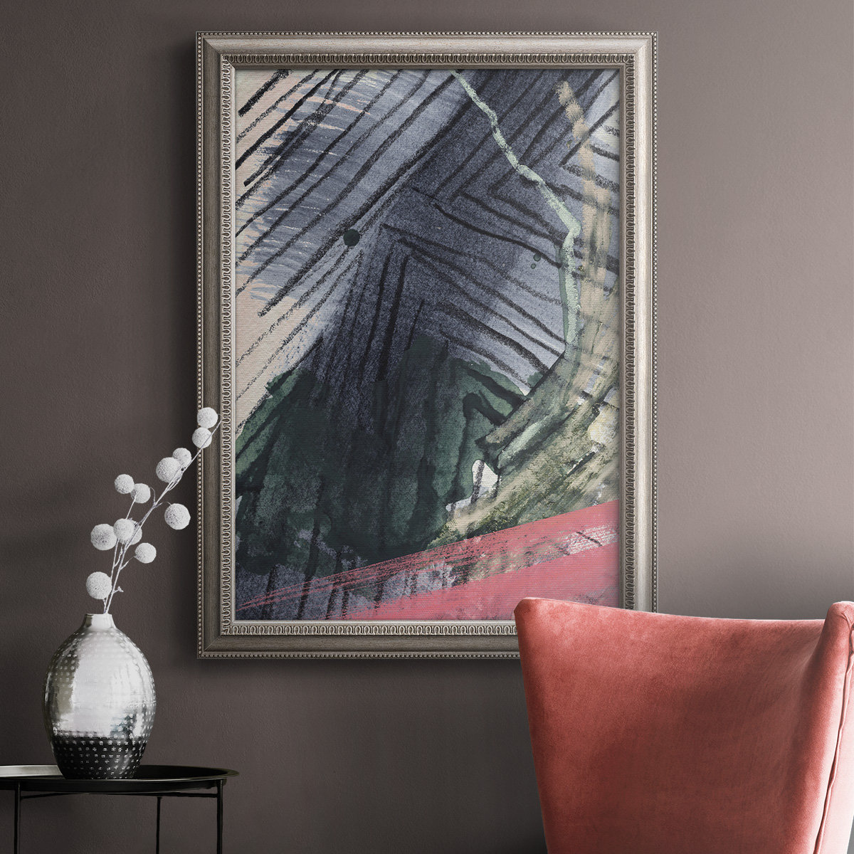 Wrought Studio Angled Spaces I Premium Framed Canvas- Ready To Hang ...