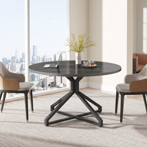 Ebern Designs Small Round Conference Table | Wayfair