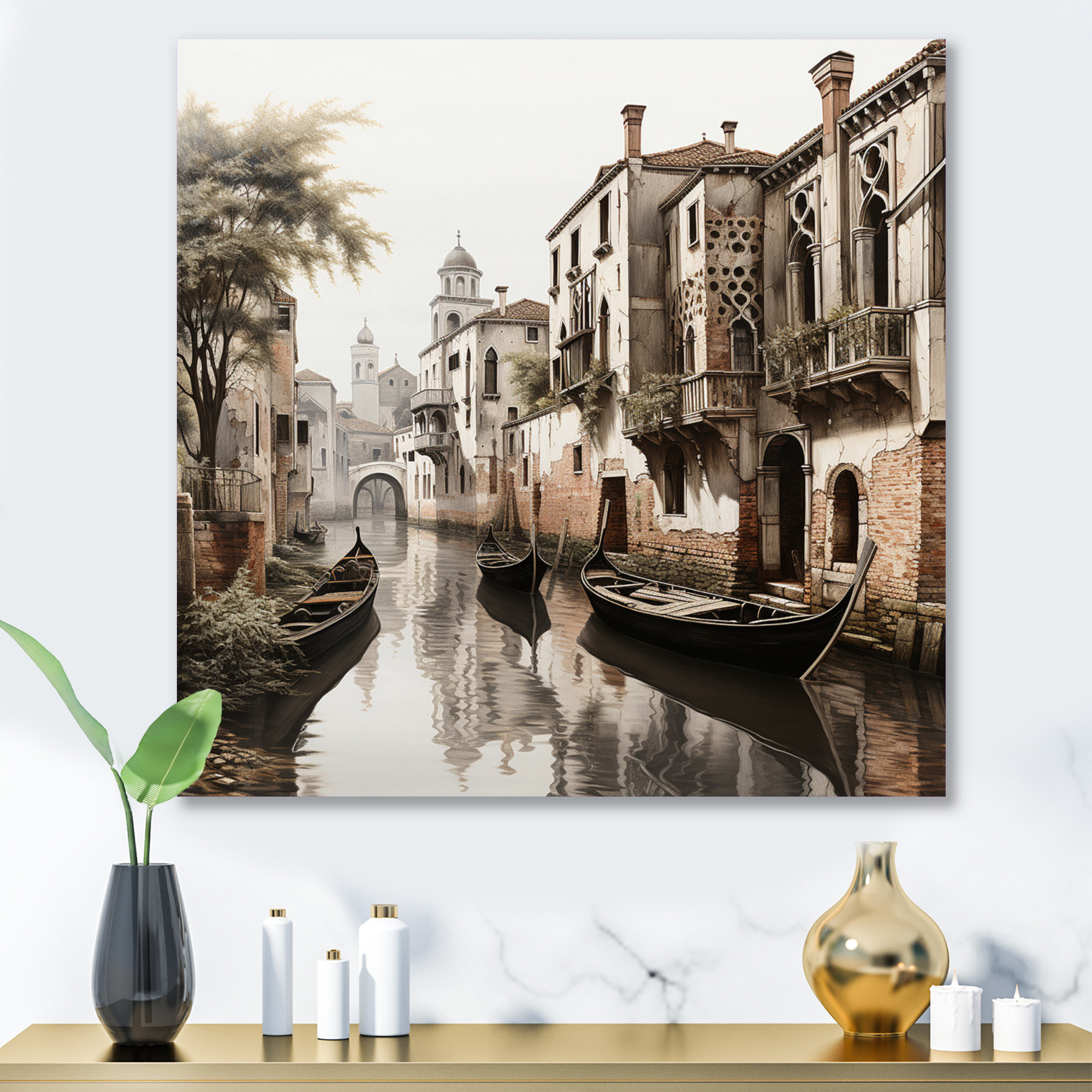 Red Barrel Studio® Beige Canal Ancient Watercourse Slate I - Canals ...