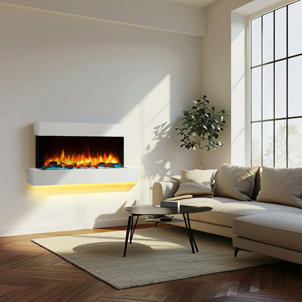 Castleton Fires & Fireplaces Wall Mounted Electric Fire & Reviews ...