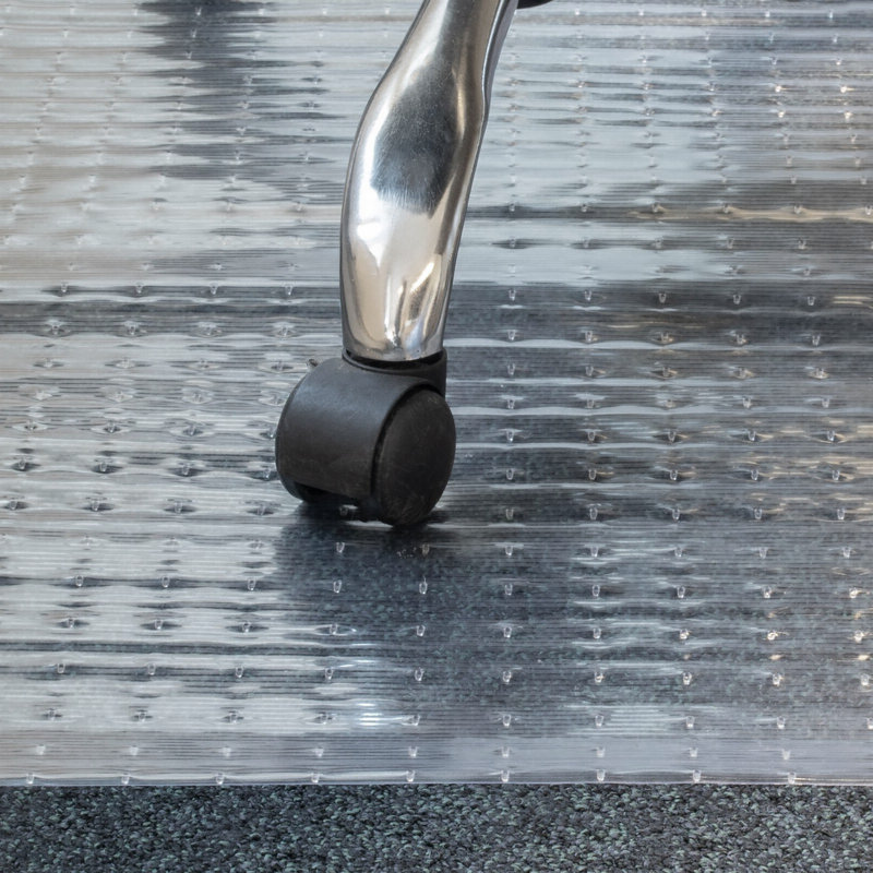 Symple Stuff Clear Floor Protector For Carpet Transparent Vinyl Plastic ...