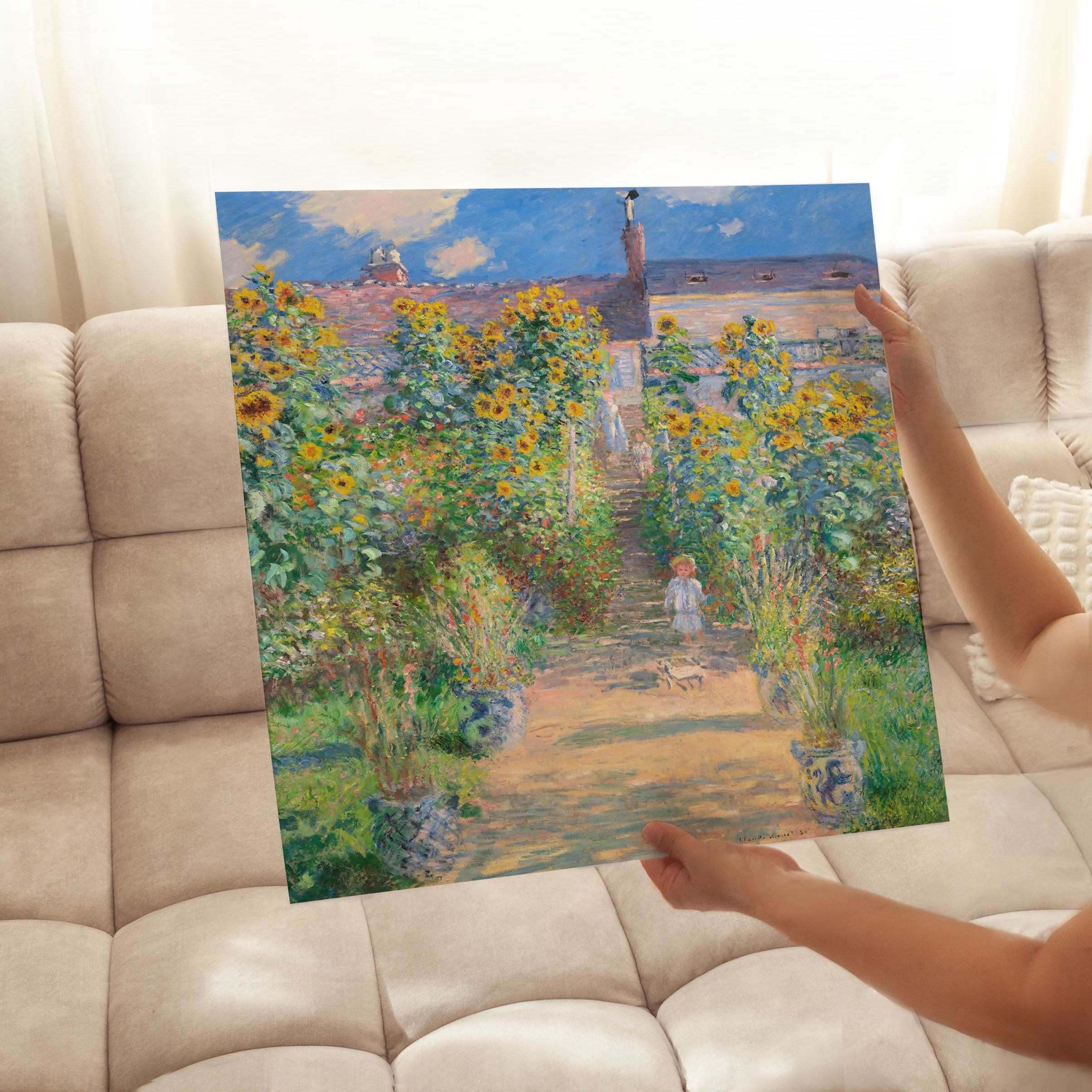 August Grove® Landscape and Nature Claude Monet - The Artist's Garden ...