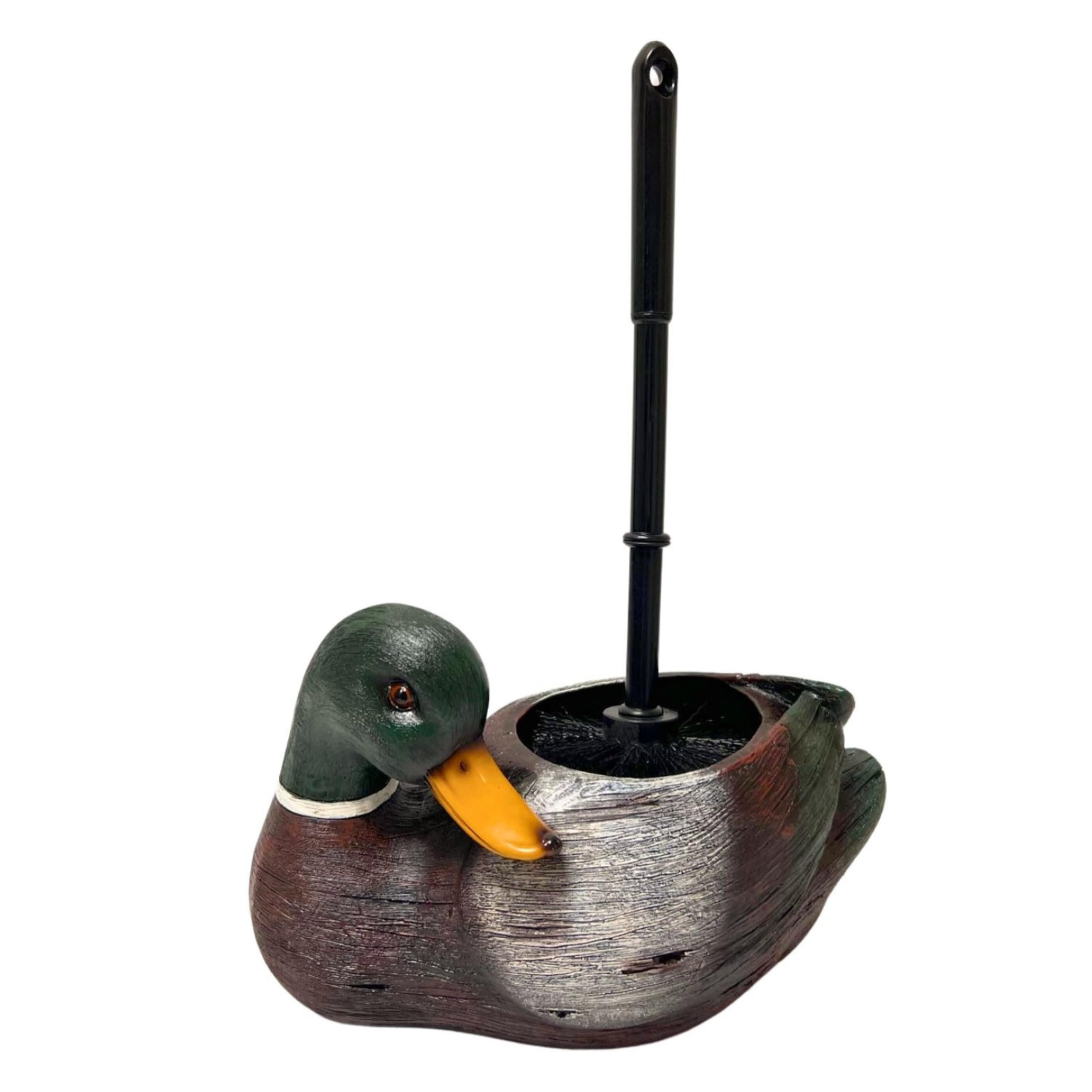 Breakwater Bay Mallard Duck Design Toilet Brush and Holder Set – Cute ...