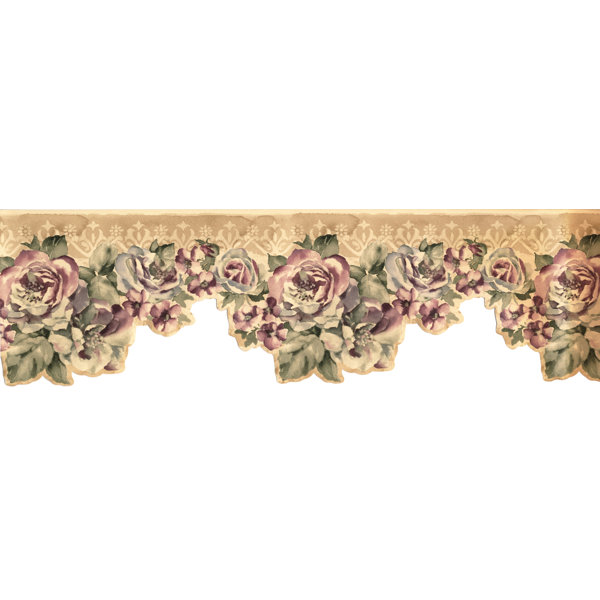 Winston Porter Katoria 15' L x 7" W Wallpaper Border | Wayfair