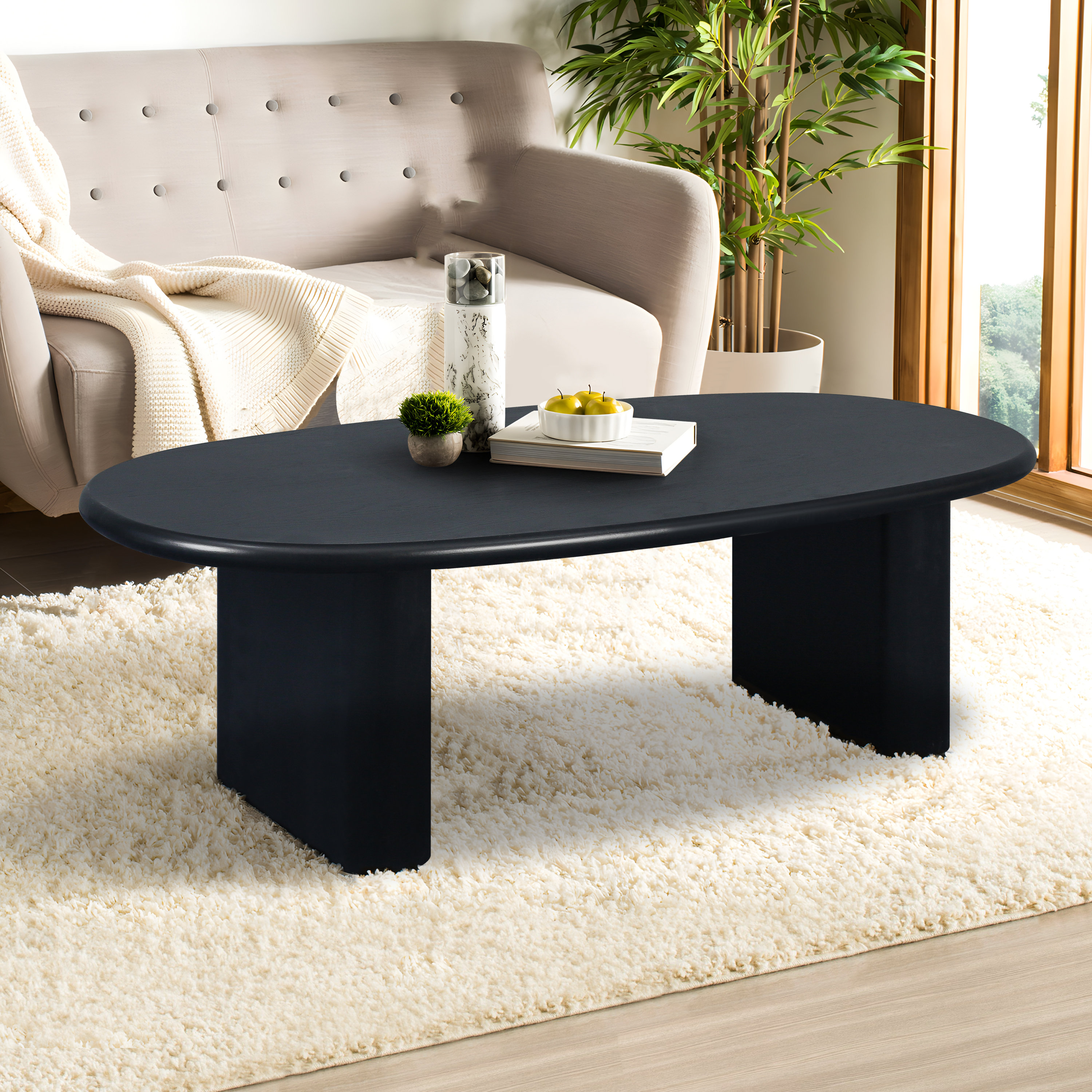 Latitude Run® Donovan Indoor Faux Wood Coffee Table | Wayfair