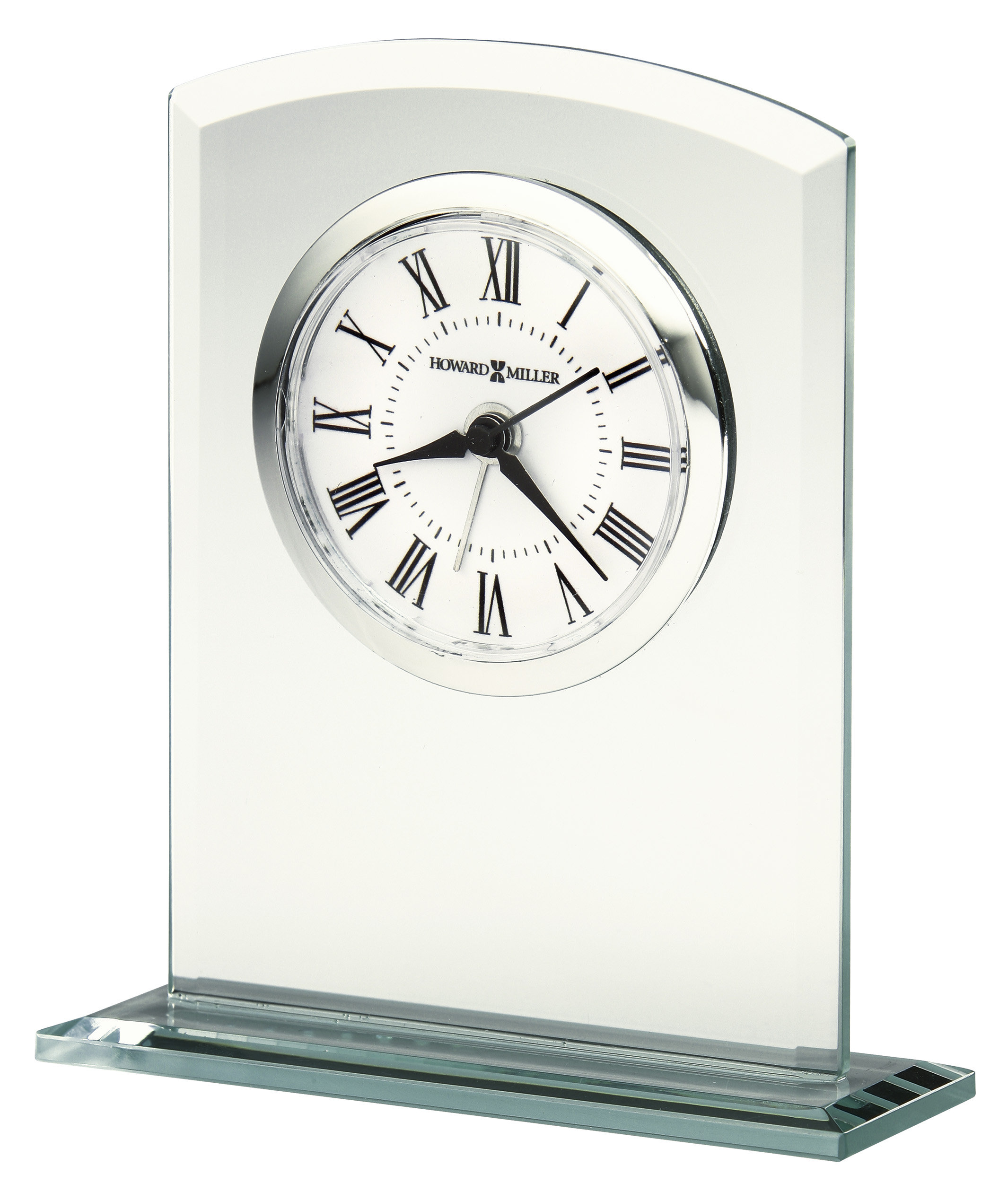 Howard Miller® Medina Glass Table Top Clock & Reviews | Wayfair