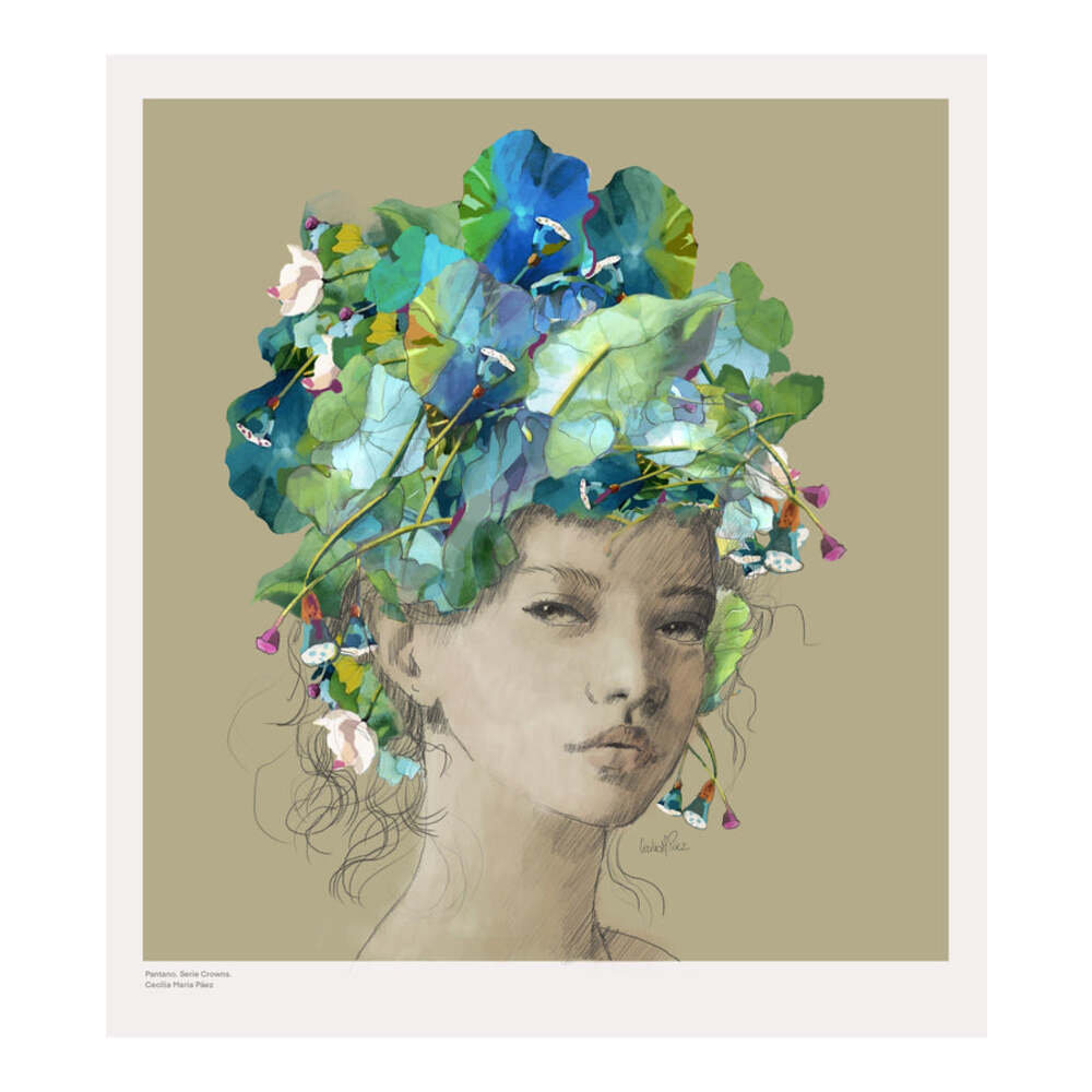 Robert Allen Swamp by Cecilia Maria Paez Ferro - Unframed Painting ...