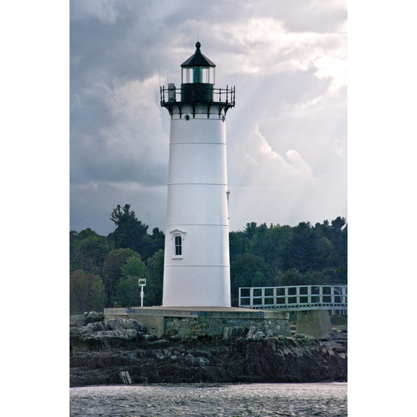 Blue Elephant 'Lighthouse Views IV' by Rachel Perry - Wrapped Canvas ...