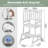Harriet Bee 35.4''' Adjustable Kids Toddler Standing Tower With Anti ...