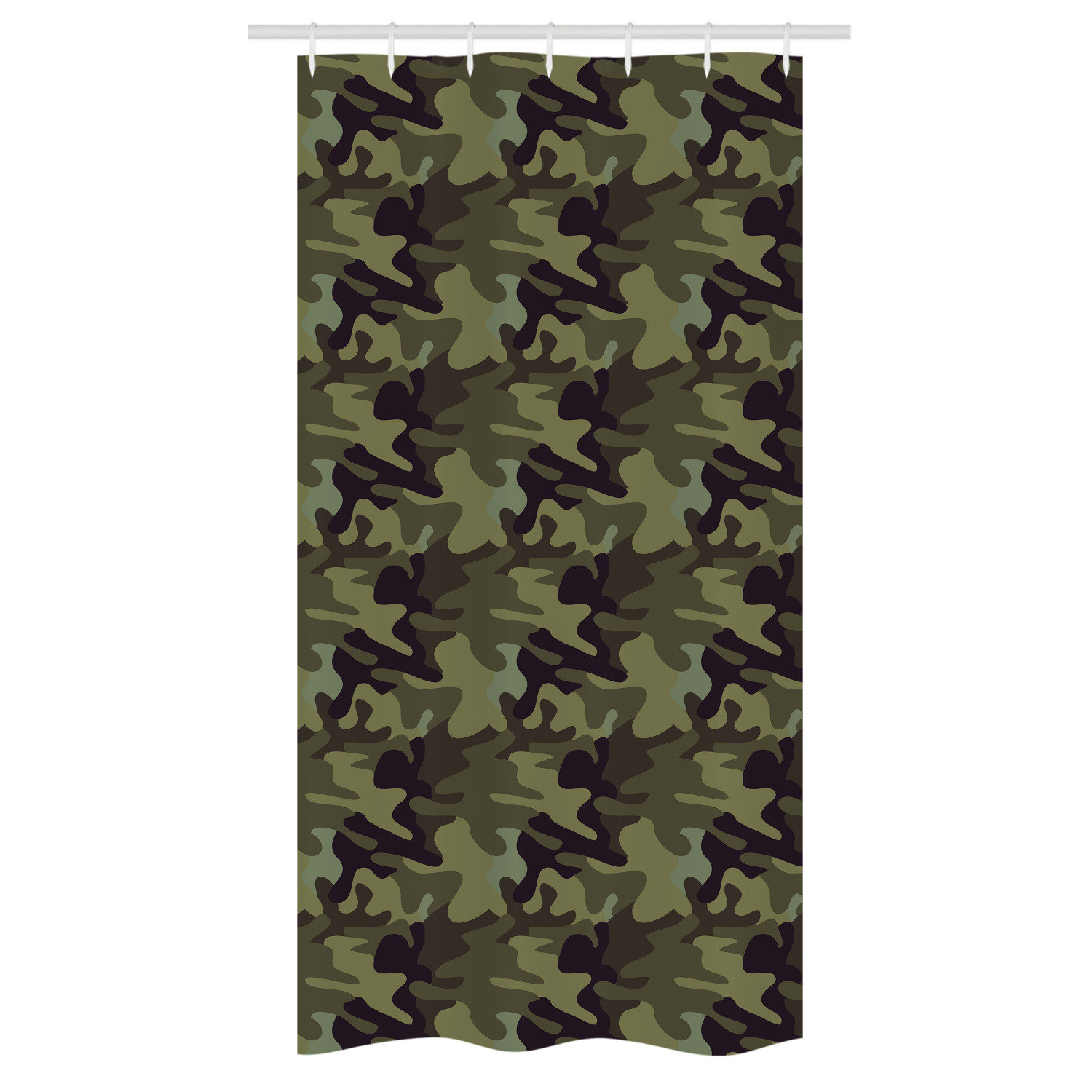 East Urban Home Ersela Camouflage Shower Curtain | Wayfair