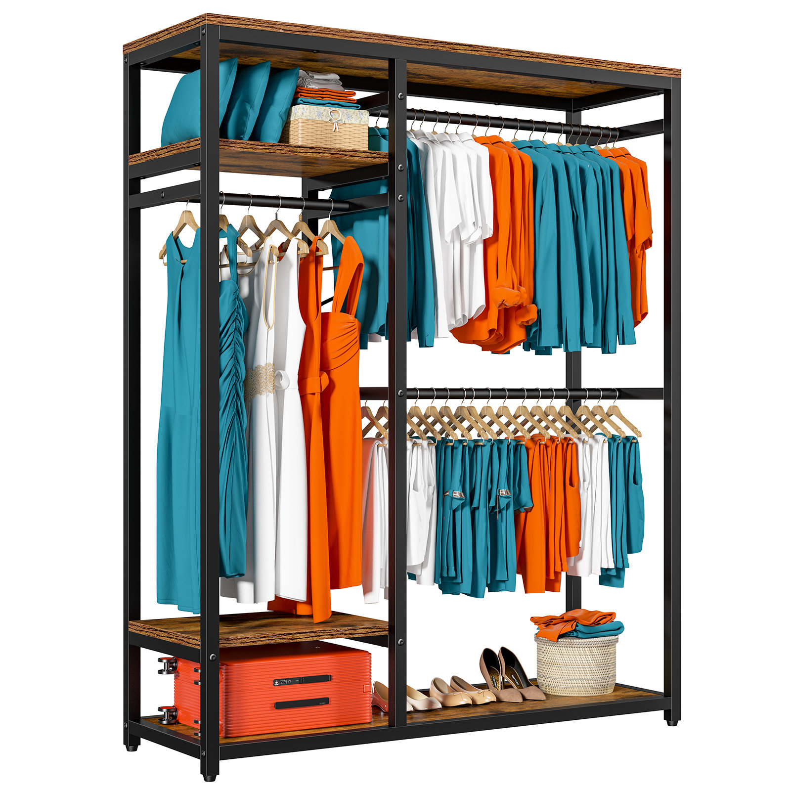 17 Stories Porte-vêtements robuste de 400 lb et avis - Wayfair Canada