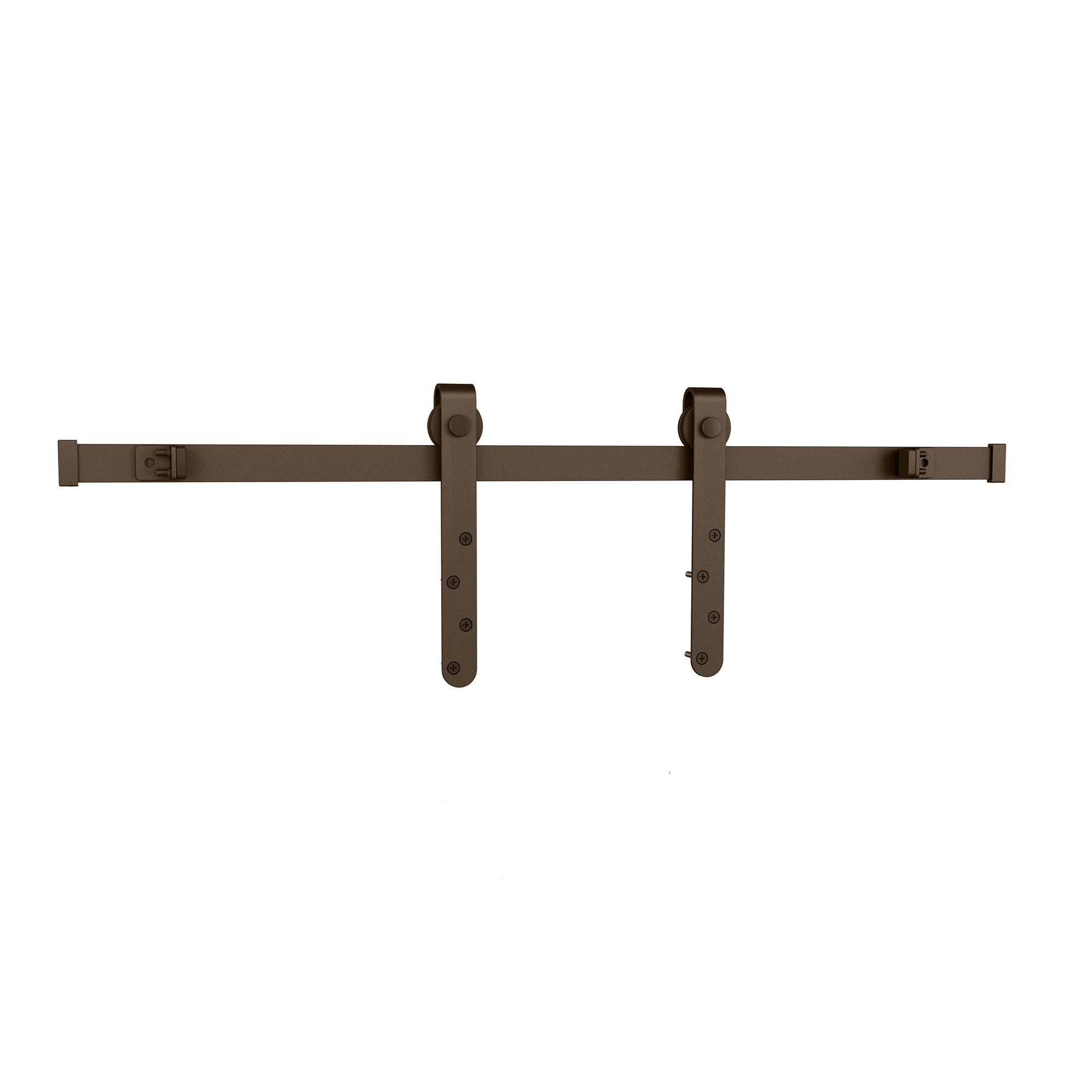 American Pro Decor Solid Steel Mini Sliding Rolling Barn Door Hardware ...