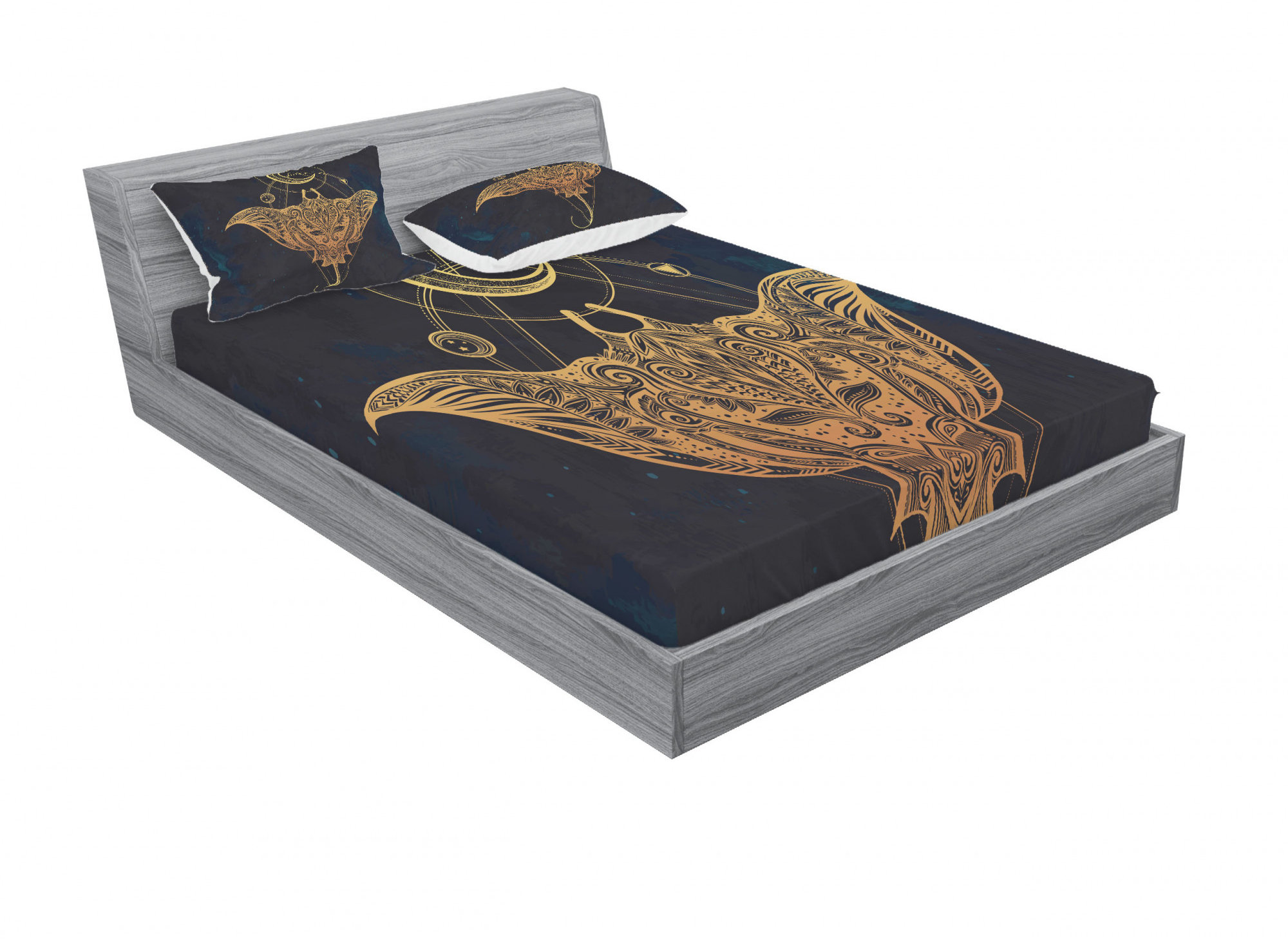 Ambesonne Sea Ocean Animal Creature Sheet Set | Wayfair