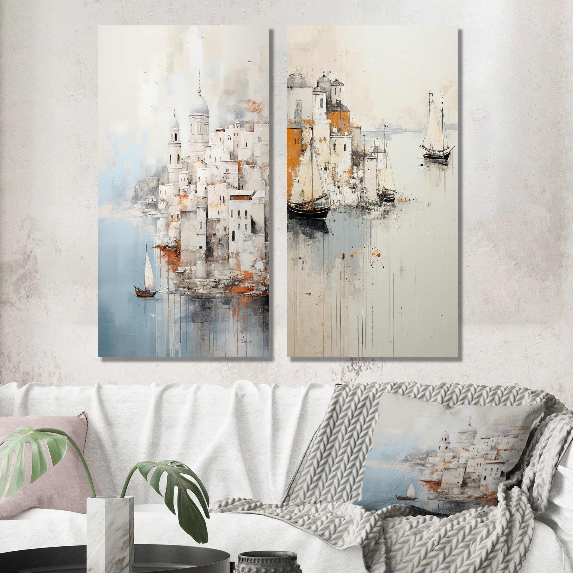 Breakwater Bay Minimalism Coastal Port Perception - Coastal Port Wall ...