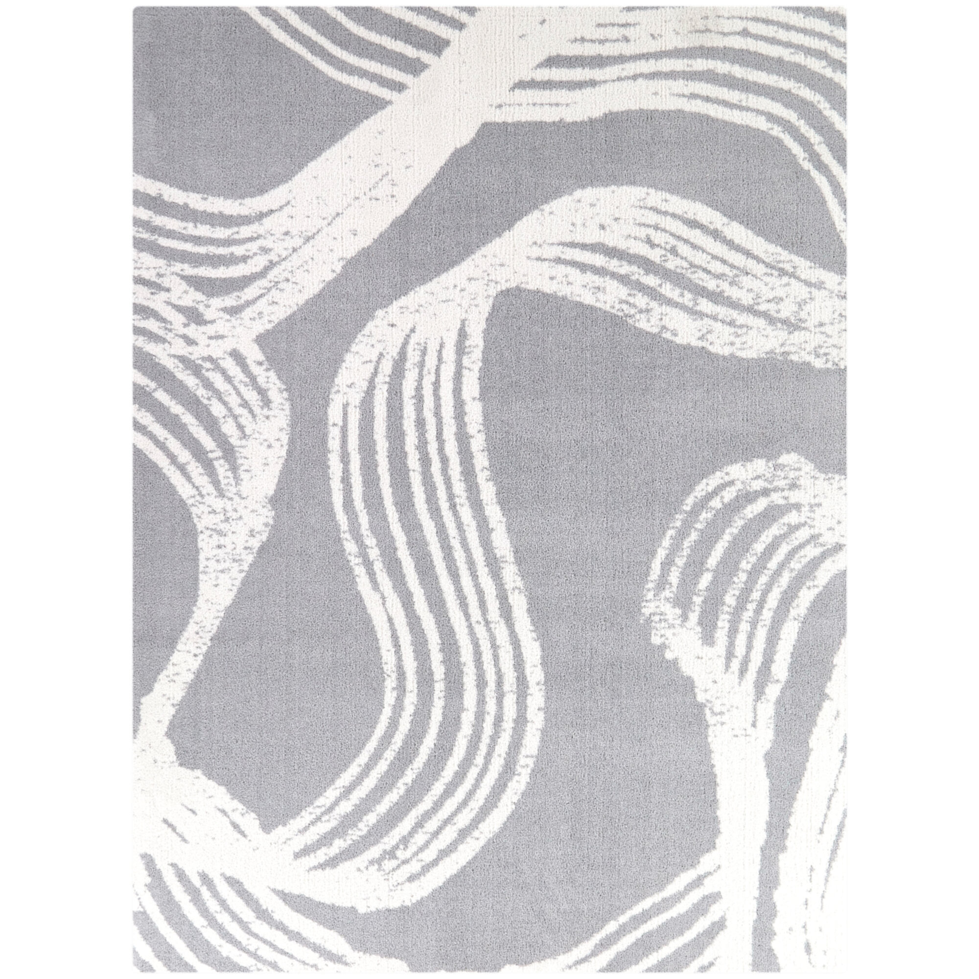 Orren Ellis Rectangle Cheilon Abstract Machine Woven Polyester Area Rug ...