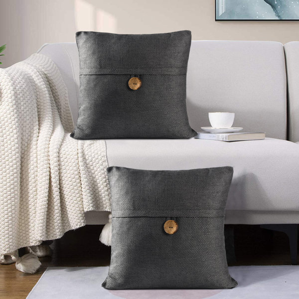 Homechoice International Group Linen Throw Pillow & Reviews | Wayfair