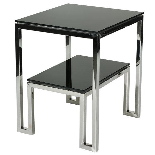 Ebern Designs Doimo Glass End Table & Reviews | Wayfair