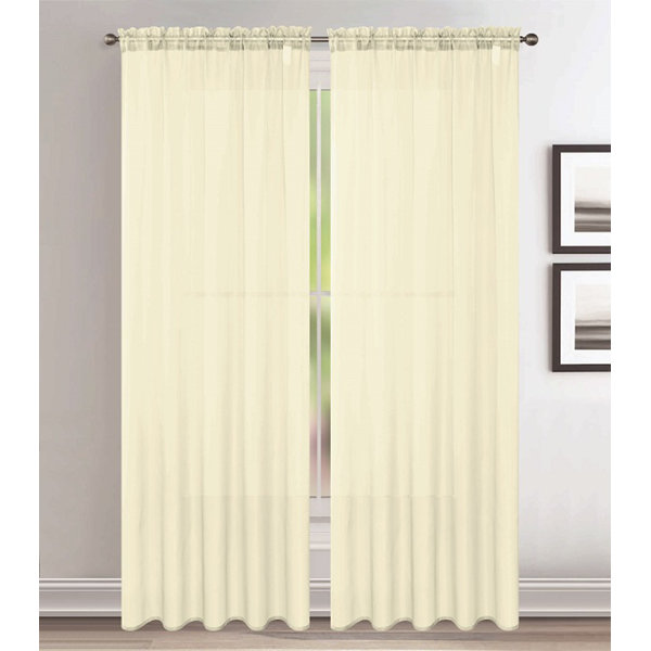JENIN HOME FURNISHING Polyester Blackout Curtain Pair | Wayfair