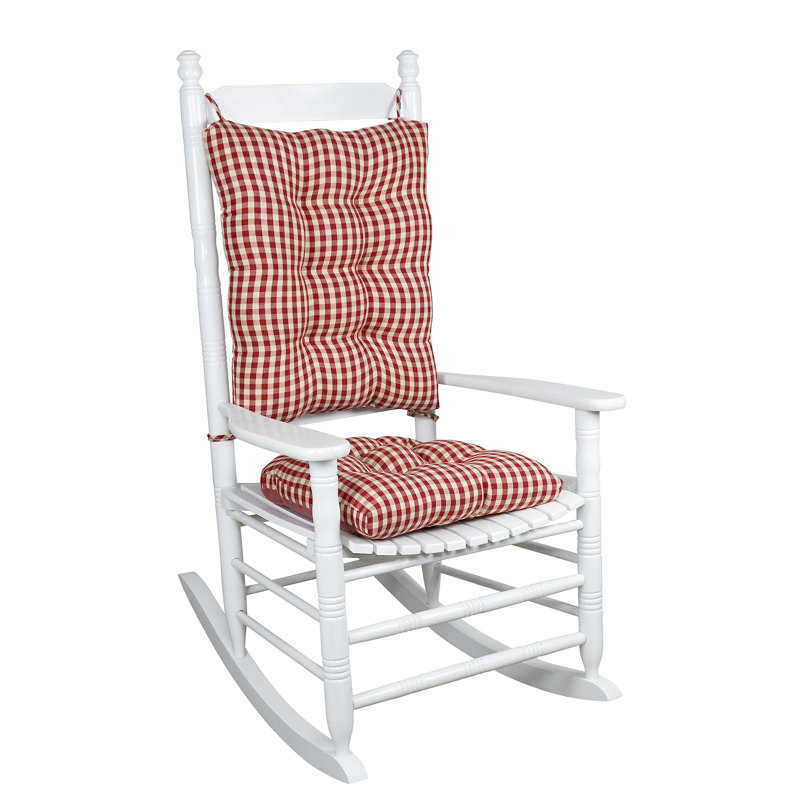 August Grove® Non-Slip Rocking Chair Cushion Set & Reviews | Wayfair