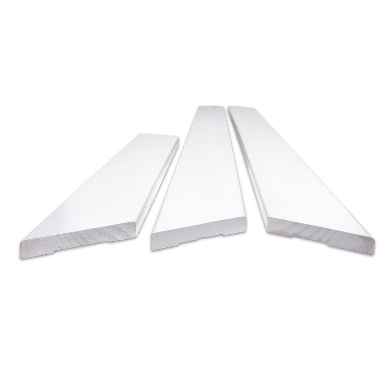 Edge LWM452 White Prefinished Finger Jointed Door Casing Set | Wayfair