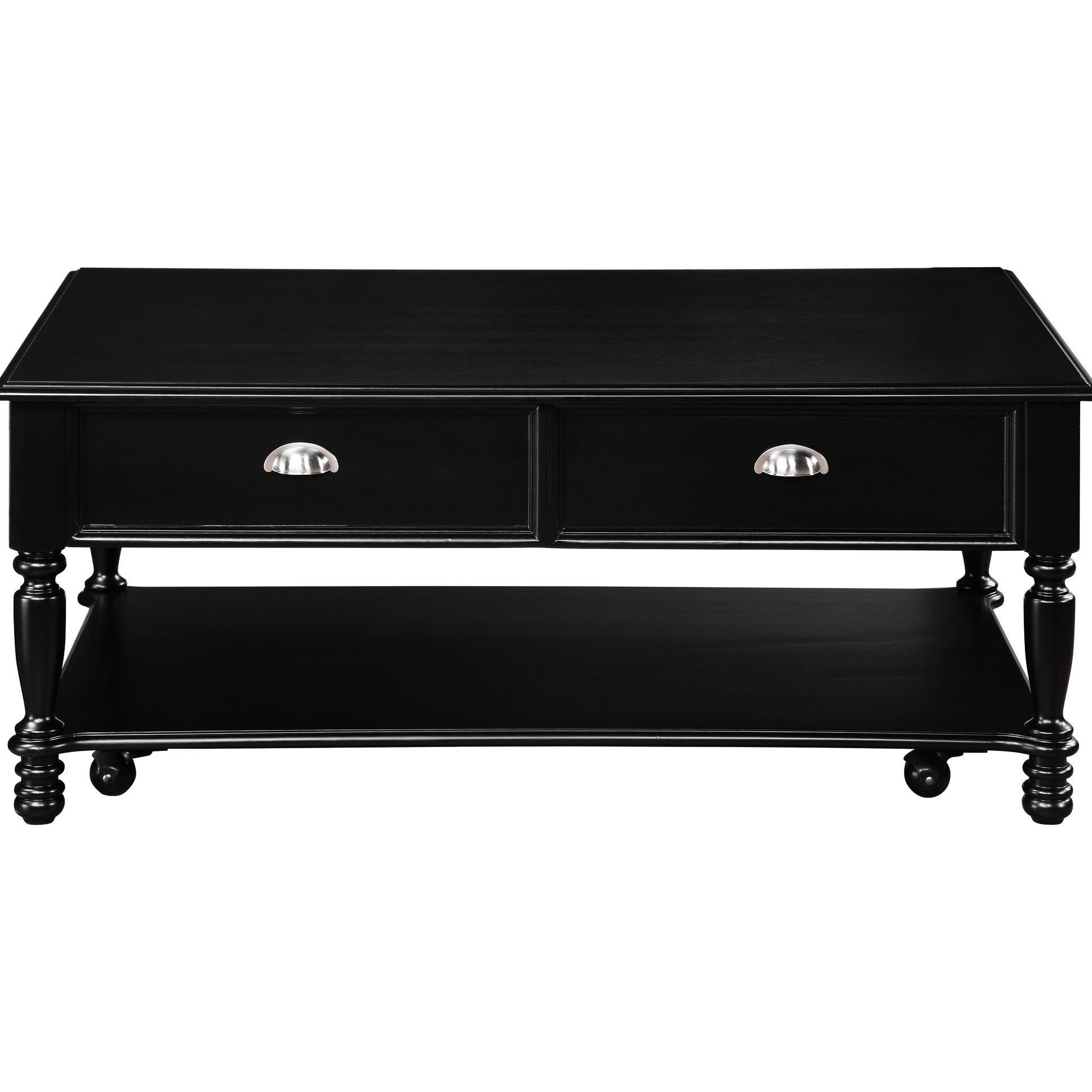 Charlton Home® Classic Living Area Table With Lift Top And Extra Shelf ...