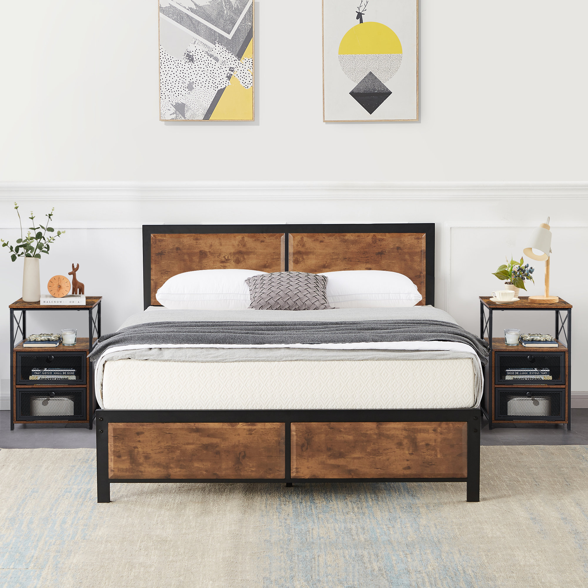 Trent Austin Design® Kempst 3 Piece Solid Wood Bedroom Set & Reviews ...