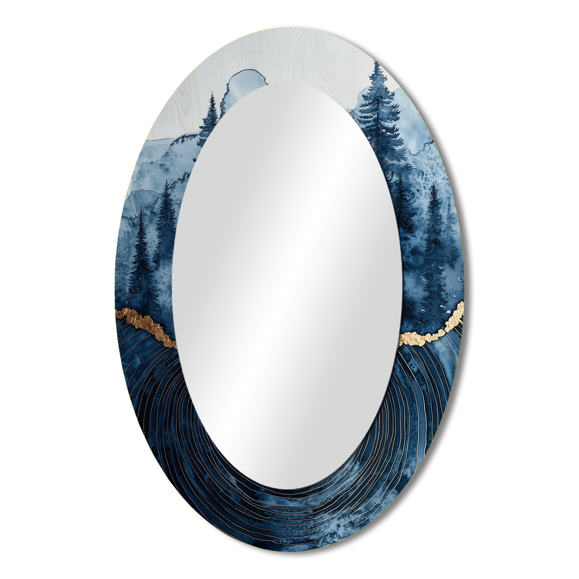 Dakota Fields The Forest S Glass Vein Of Crystal III - Landscapes Oval ...