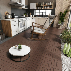 INLE DIY Module Interlocking Decking Tiles Floor Tile | Wayfair