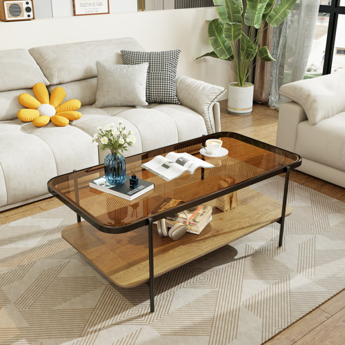 Clear Coffee Tables You'll Love | Wayfair