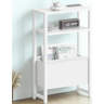17 Stories Slim Side Table With Magazine Rack, 3-Tier Narrow End Table ...