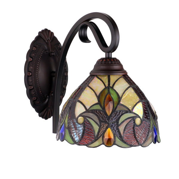 CHLOE Lighting ADIA Victorian-Style 1-Light Dark Bronze Finish Wall ...
