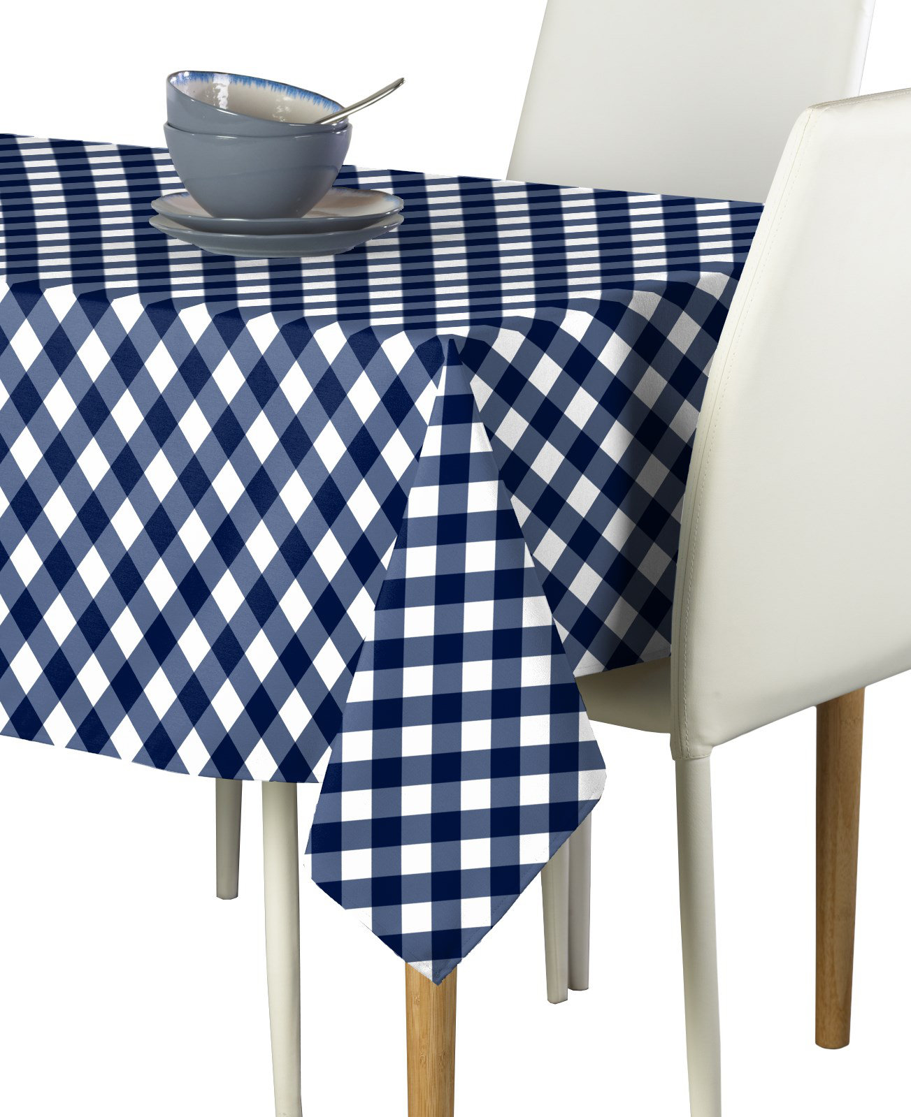 East Urban Home Artia Gingham Check Tablecloth | Wayfair