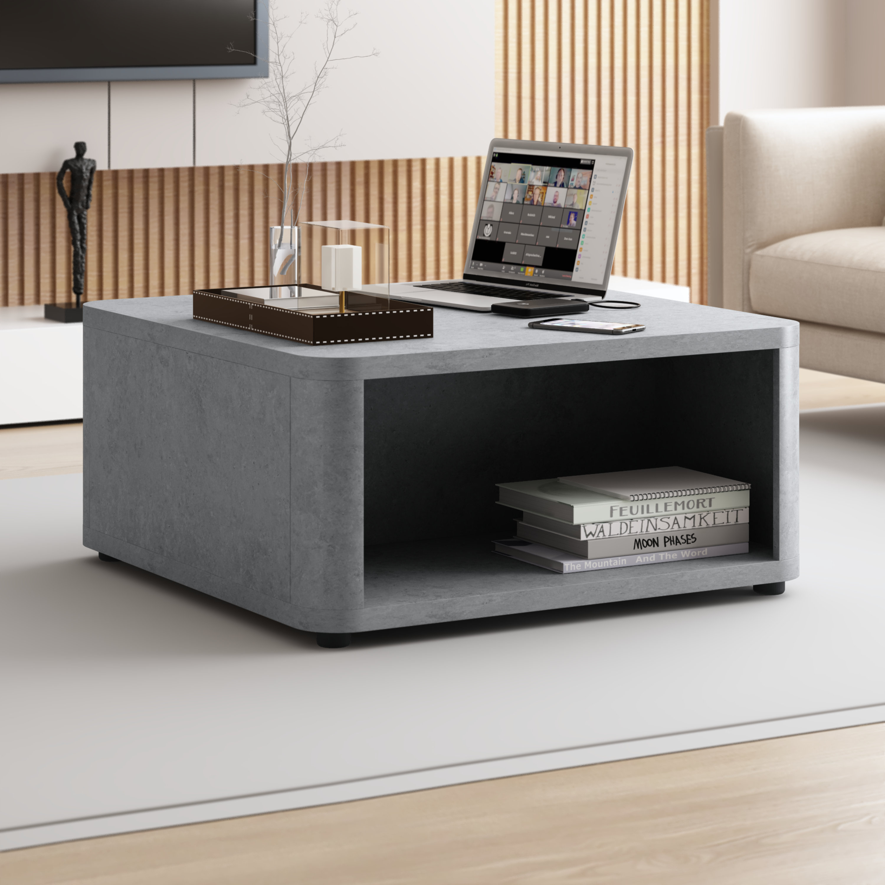Latitude Run® Caomhan Square Coffee Table & Reviews - Wayfair Canada