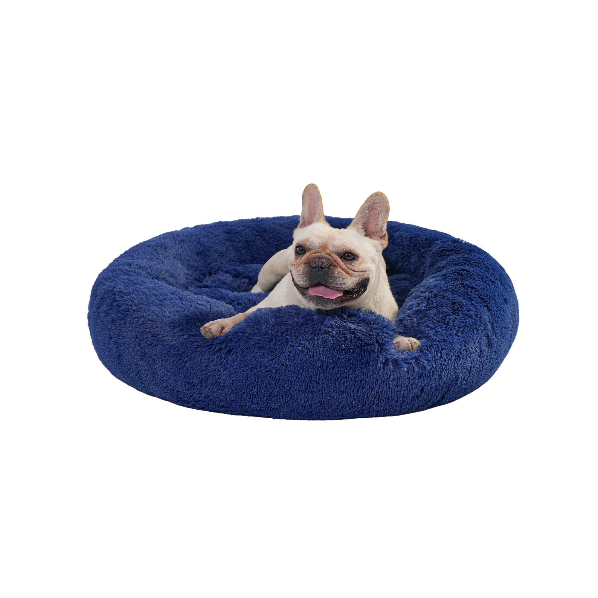 Tucker Murphy Pet™ Plush Round Medium-Sized Dog Bed With Detachable Lid ...