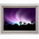 Bright Star Northern Light Treeline - Single Picture Frame Print ...