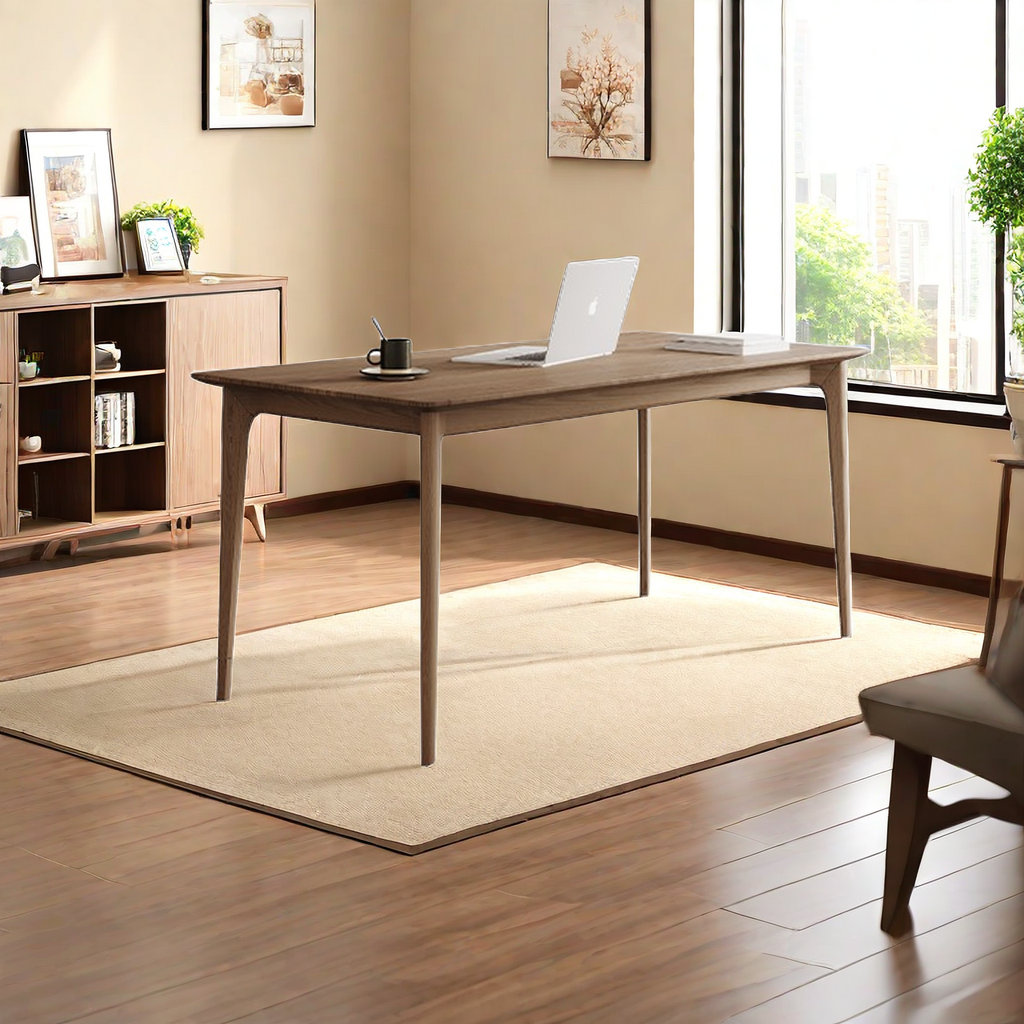 Corrigan Studio® Modern Minimalist Writing Desk in Solid Ash | Wayfair
