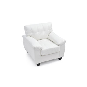 Glory Furniture Moran Faux Leather Armchair & Reviews | Wayfair