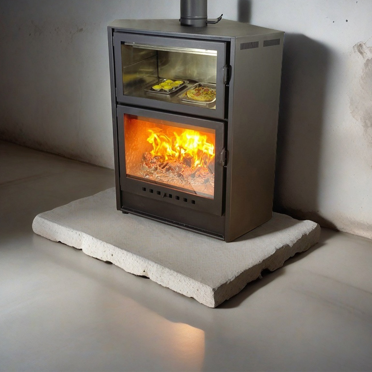 Hart Enjoy life heating fireplace, metal wood burning fireplace | Wayfair