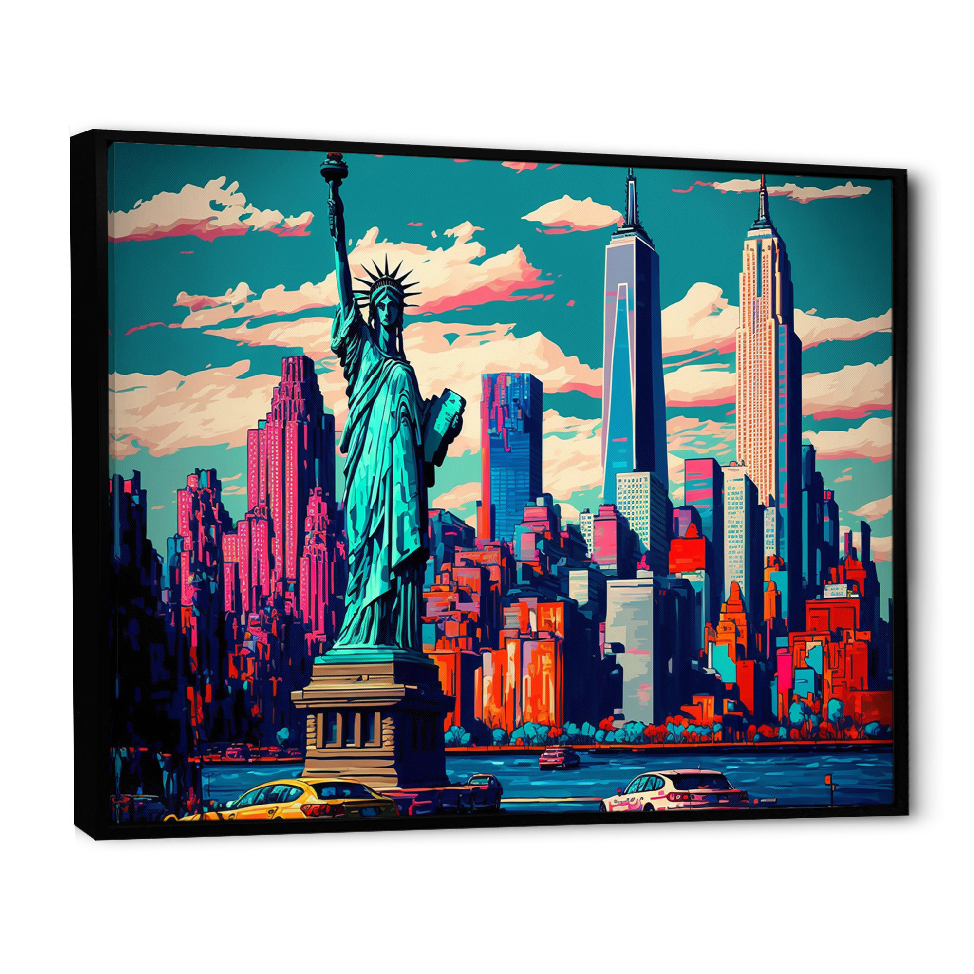 Latitude Run® New York Lady Liberty I - Print on Canvas | Wayfair
