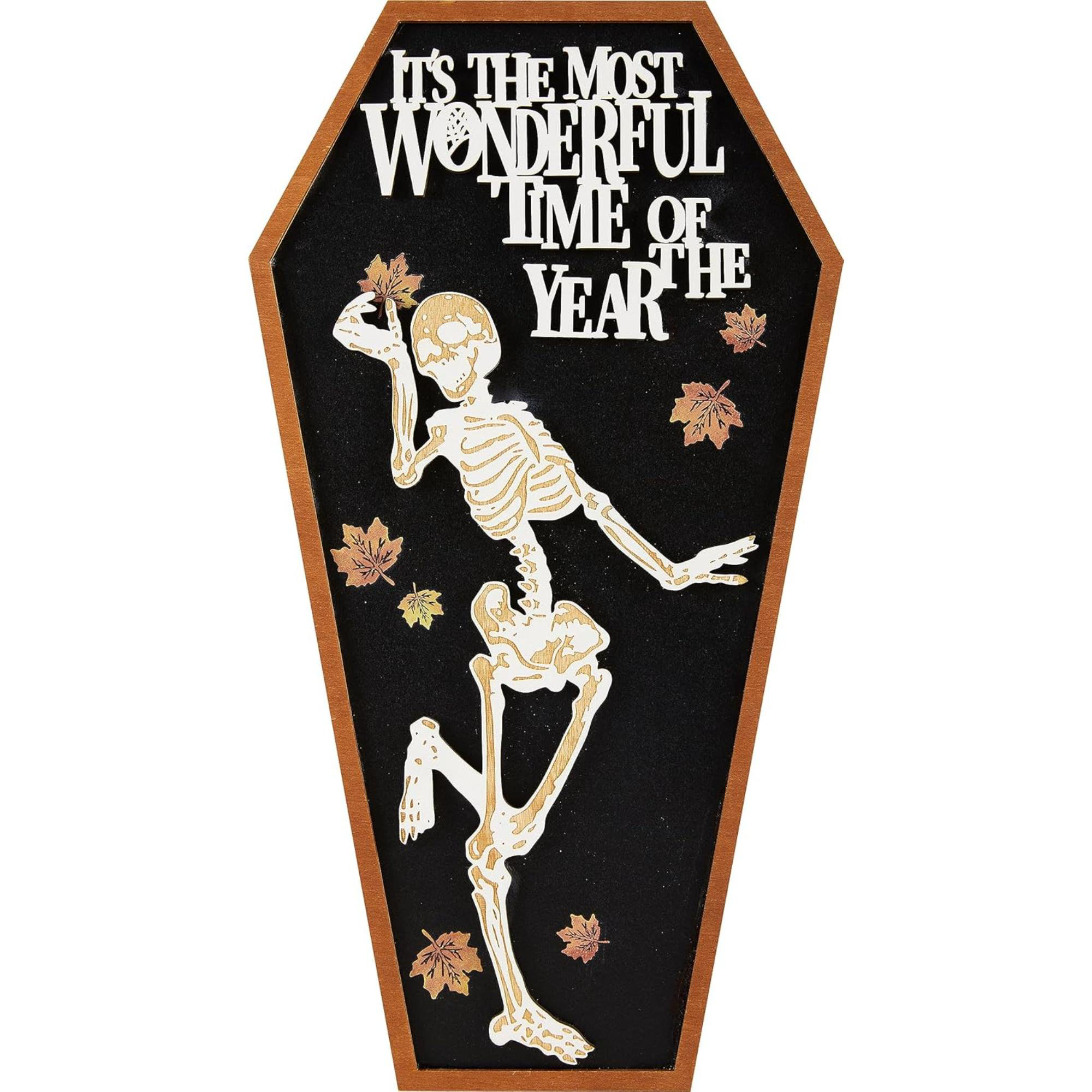 The Holiday Aisle® Spooky Farmhouse Halloween Wooden Signs With Sayings ...