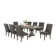 Gracie Oaks Dions 9 - Piece Extendable Trestle Dining Set & Reviews ...