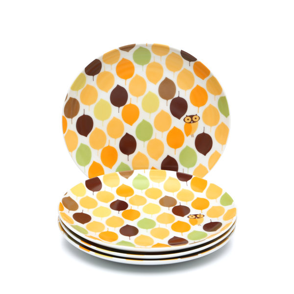 Rachael Ray Little Hoot 8" Salad/Dessert Plates | Wayfair