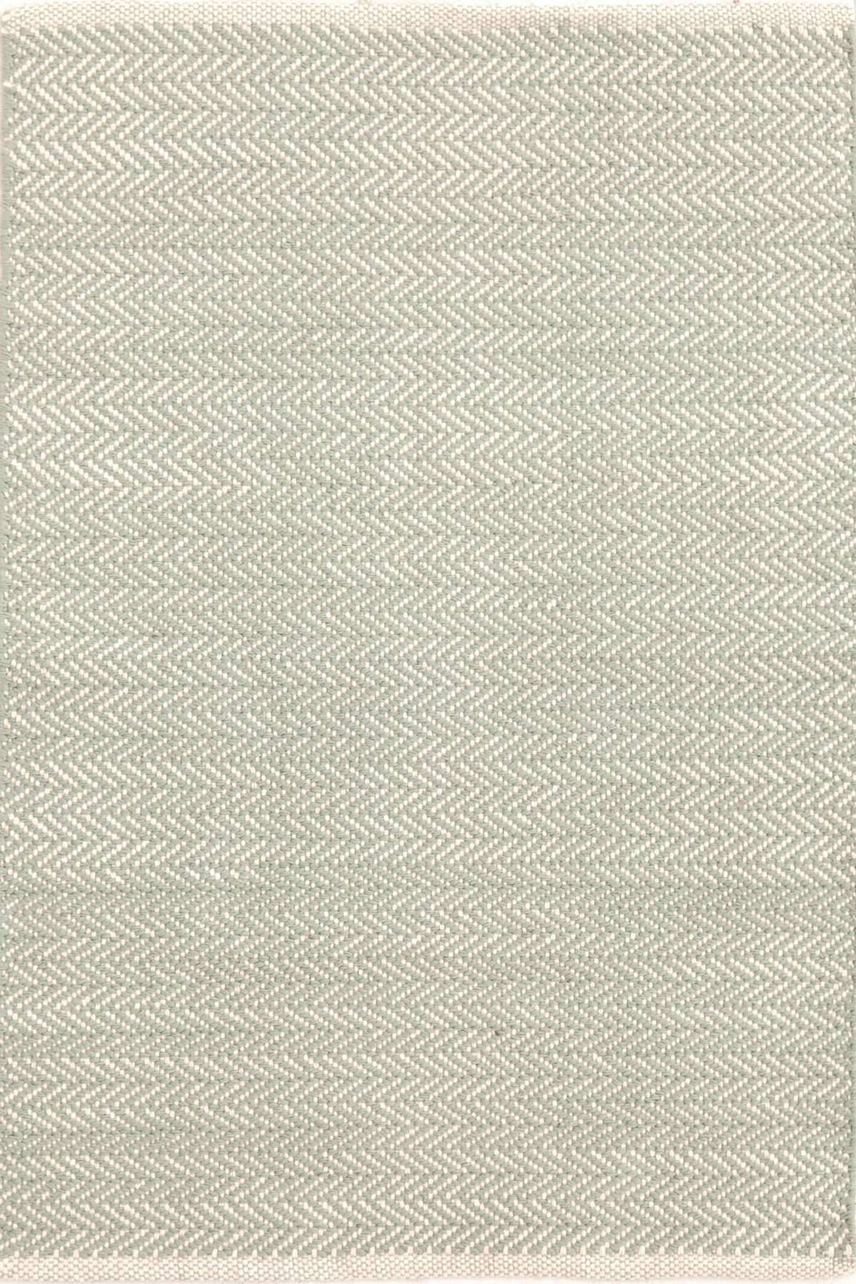 Dash and Albert Rugs Herringbone Ocean Handwoven Cotton Rug & Reviews ...