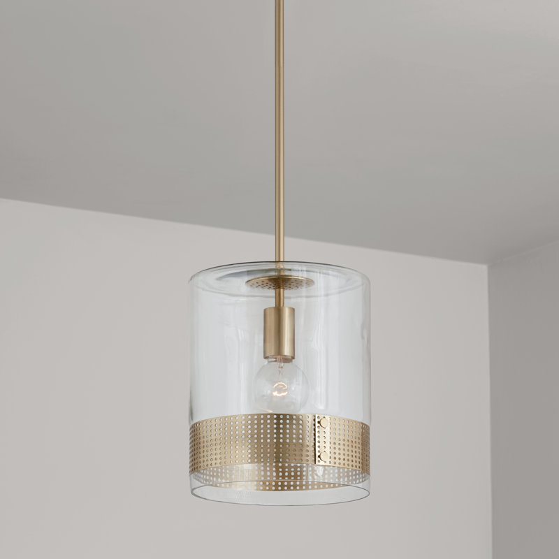 Wrought Studio Riles 1 - Light Single Pendant | Wayfair