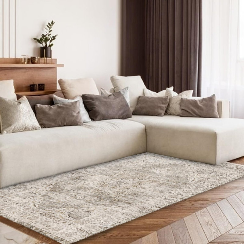 Williston Forge Rectangle Junaed Rectangle 3' X 5' Area Rug | Wayfair