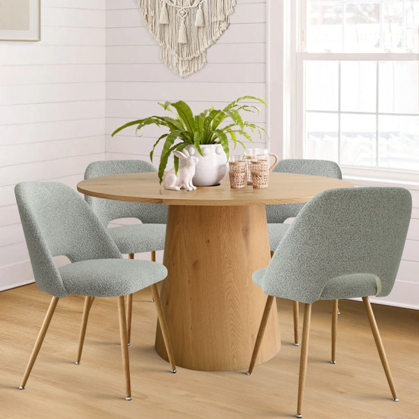 George Oliver Daeb 5-Piece Round Dining Table Sets & Reviews | Wayfair