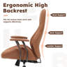 17 Stories Viola High Back Swivel Ergonomic Executive Chair with Pad ...
