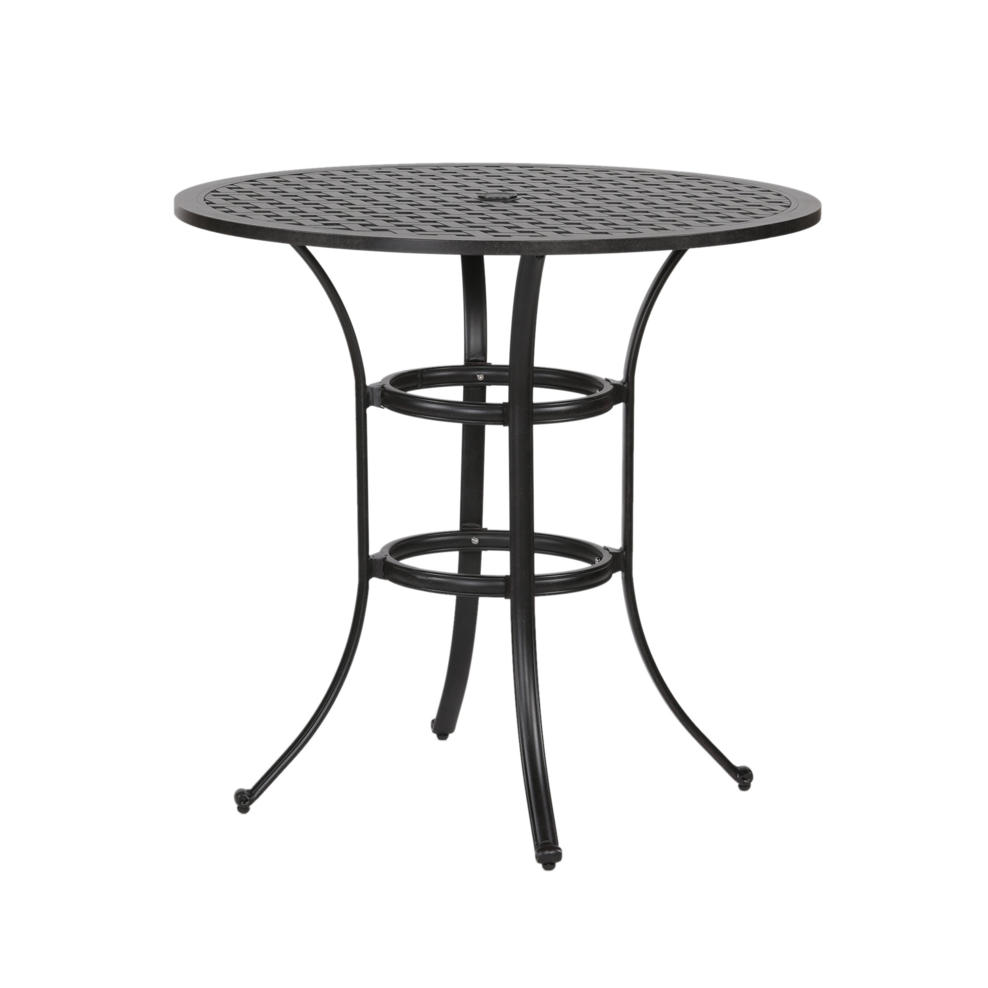 Darby Home Co Durable Aluminum Counter Table Classic Outdoor Style ...